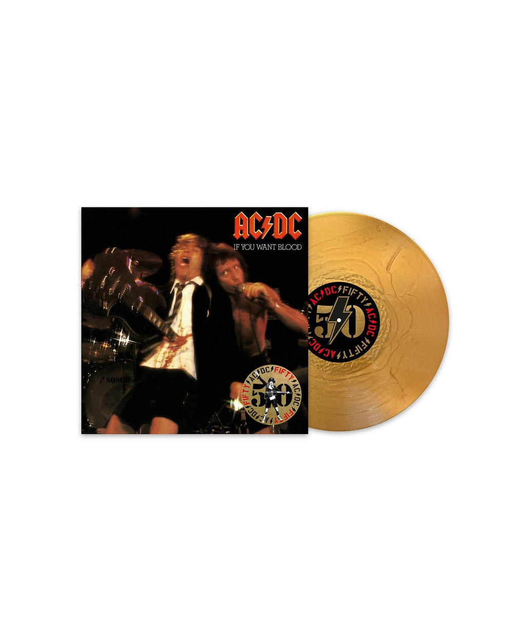 AC/DC - LP Vinilo Dorado "If You Want Blood You've Got It" Ed. 50 aniv