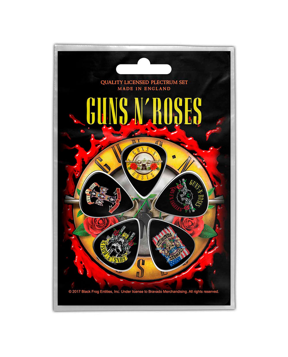 Guns N' Roses - Pack de púas "Bullet Logo"